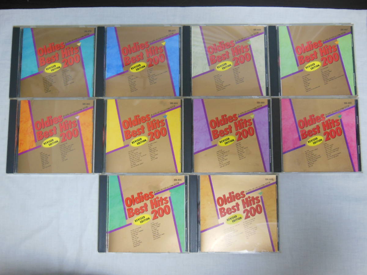レ CD10枚セット Oldies Best Hits 200 Revised Edition Vol.1 10(オムニバス)｜売買された ...