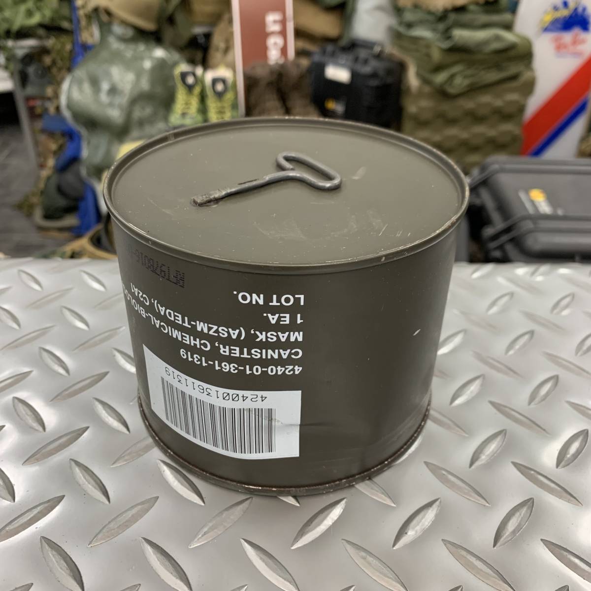 米軍実物 M40/MCU-2 C2A1-Canister ガスマスクキャニスター/1個 mcu avon(個人装備)｜売買されたオークション ...