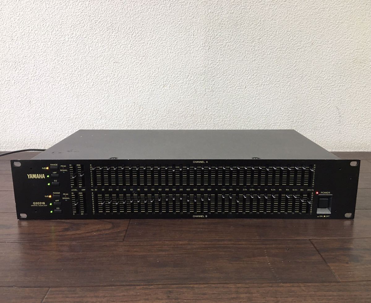 YAMAHA ヤマハ Q2031B グラフィックイコライザー Graphic Equalizer 通電確認済 現状渡し(イコライザー)｜売買さ ...
