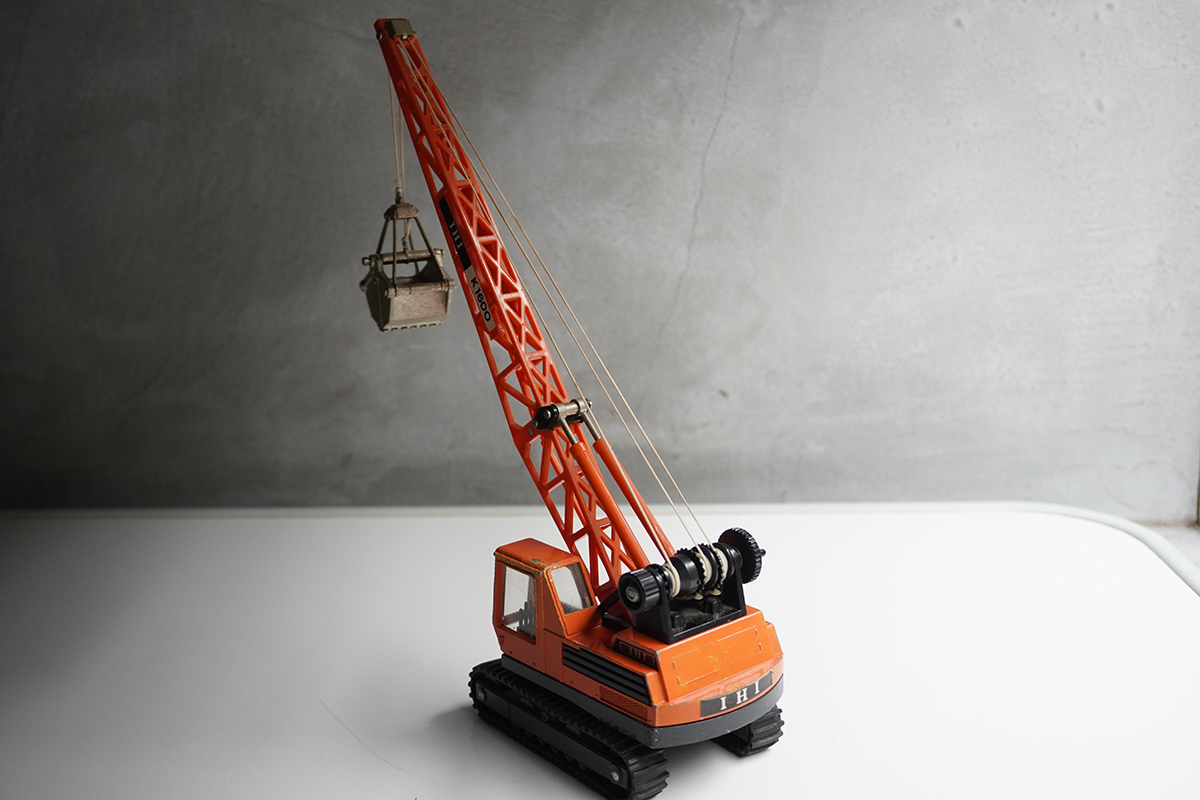 ヨネザワ ダイヤペット IHI K1600 バケット クレーン YONEZAWA TOYS DIAPET BULLDOZER ...