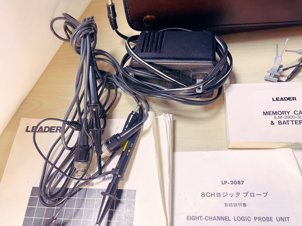 LEADER リーダー電子 MODEL 300 DMM/SCOPE デジタルオシロスコープ LP-2087 8CHロジックプローブ KD(その ...