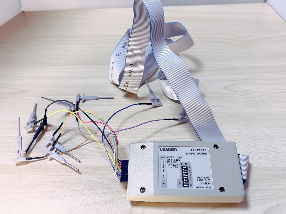 LEADER リーダー電子 MODEL 300 DMM/SCOPE デジタルオシロスコープ LP-2087 8CHロジックプローブ KD(その ...