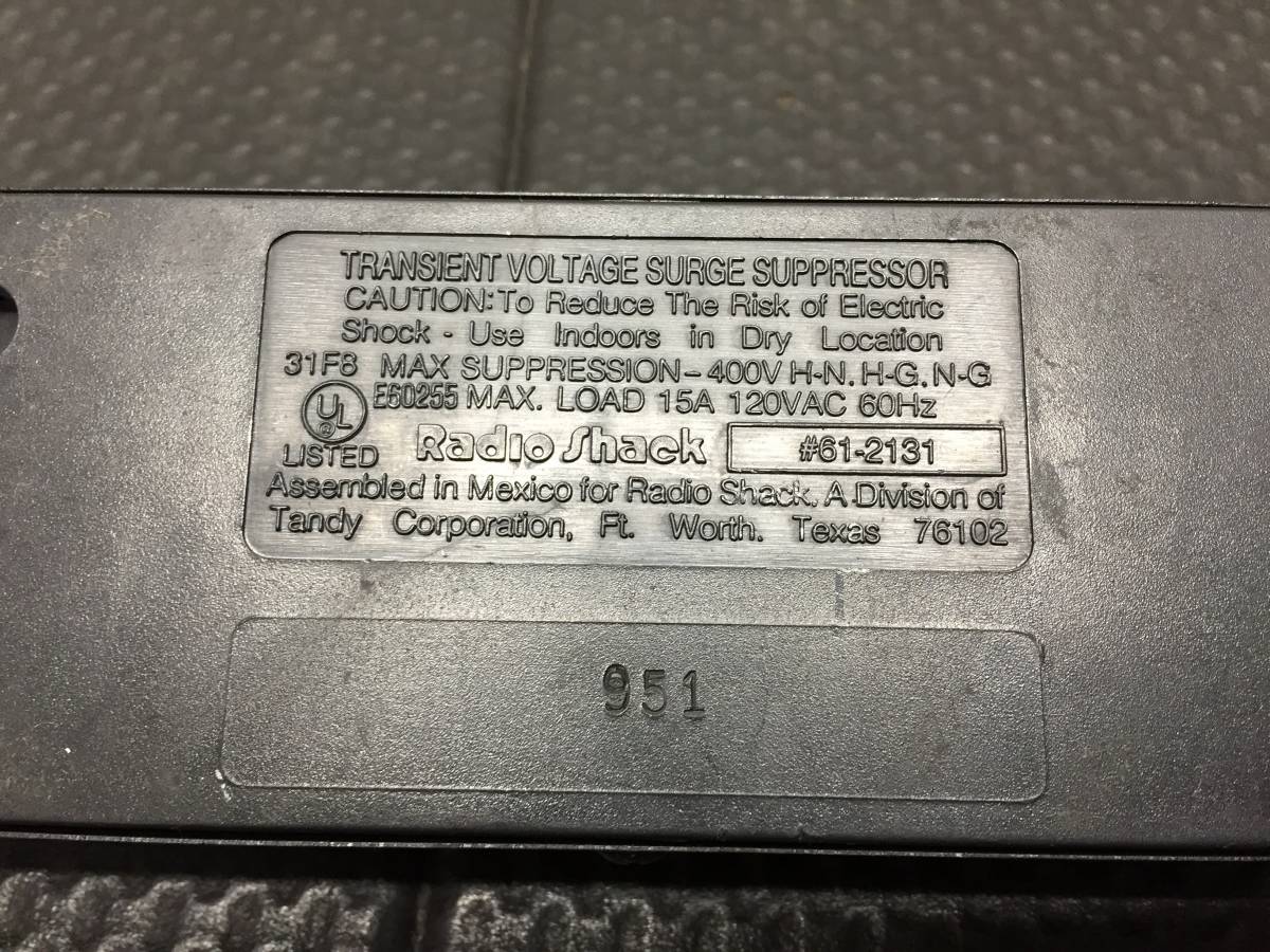 電源/ノイズフィルタータップ まとめ売り audio-technica/at-nf122 radio shack/surge ...