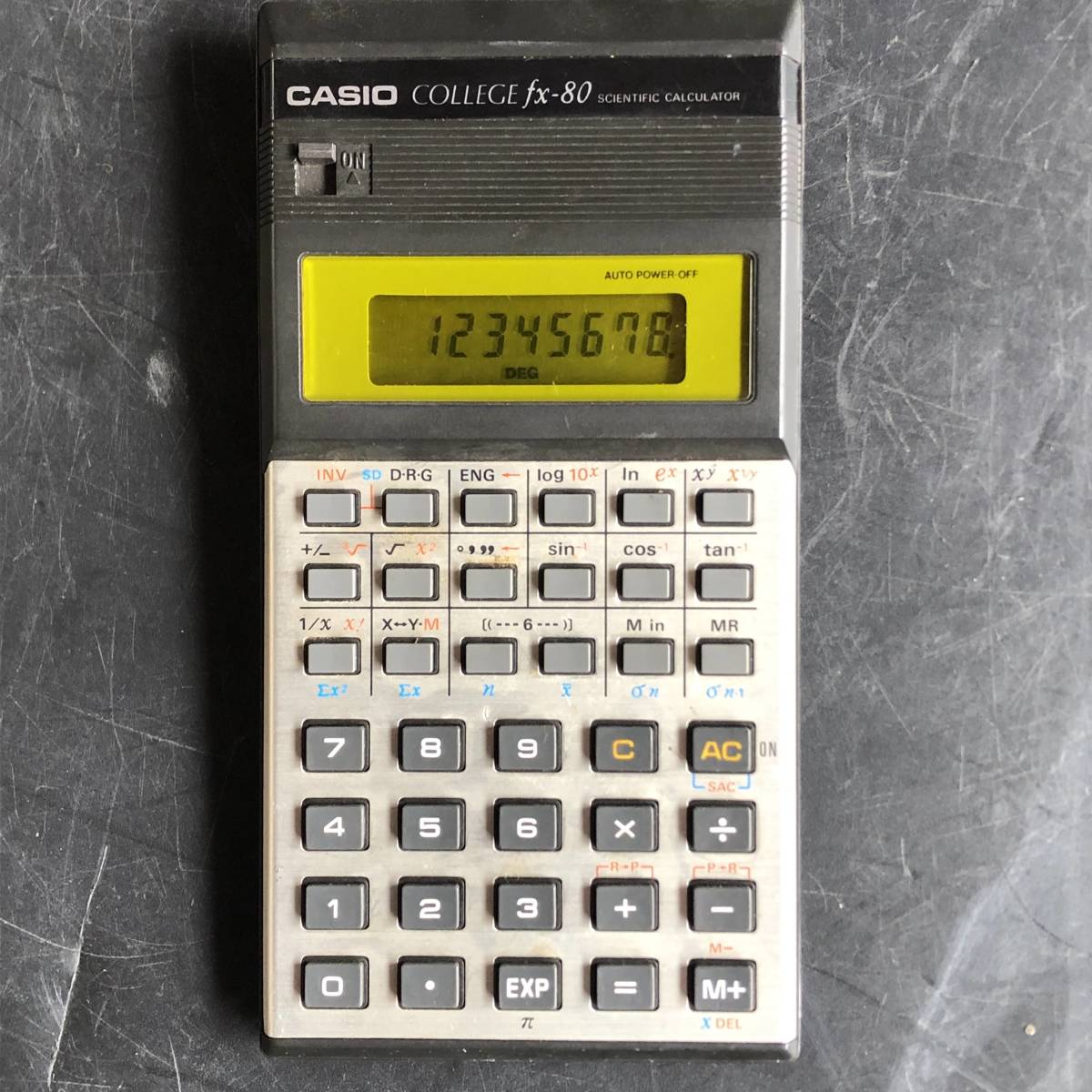 CASIO COLLEGE fx-80 み 昭和レトロ カシオ 電卓(カシオ)｜売買されたオークション情報、yahooの商品情報をアーカイブ ...