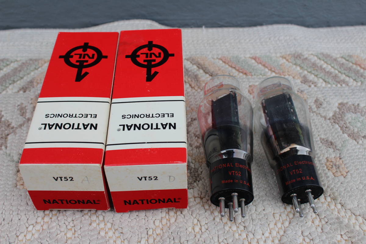 NATIONAL ELECTRONICS USA ナショナル エレクトロニクス真空管 VT52 真空管 現状品 2本(真空管)｜売買された ...