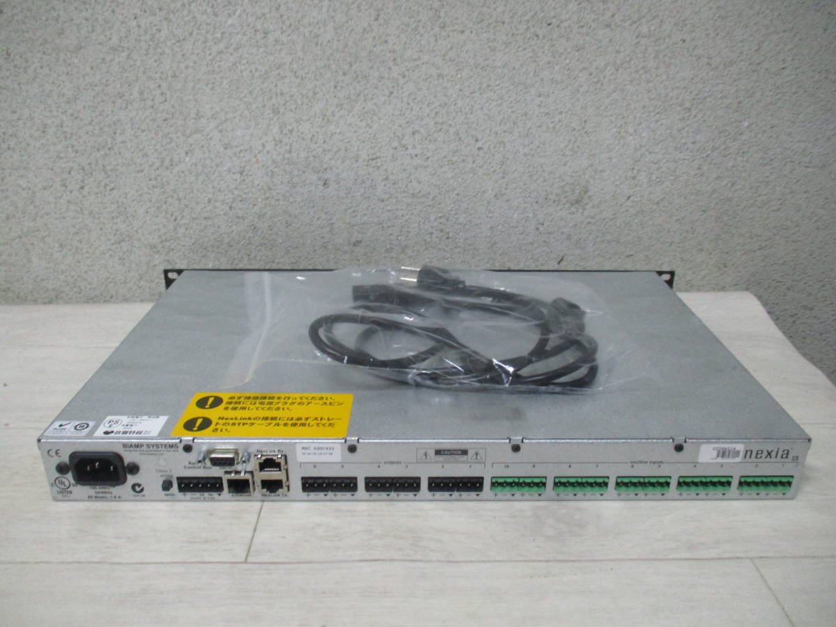 BIAMP 音響特機 NEXIA CS DSPエンジン カンファレンスシステム(オーディオ機器)｜売買されたオークション情報、yahooの商品 ...
