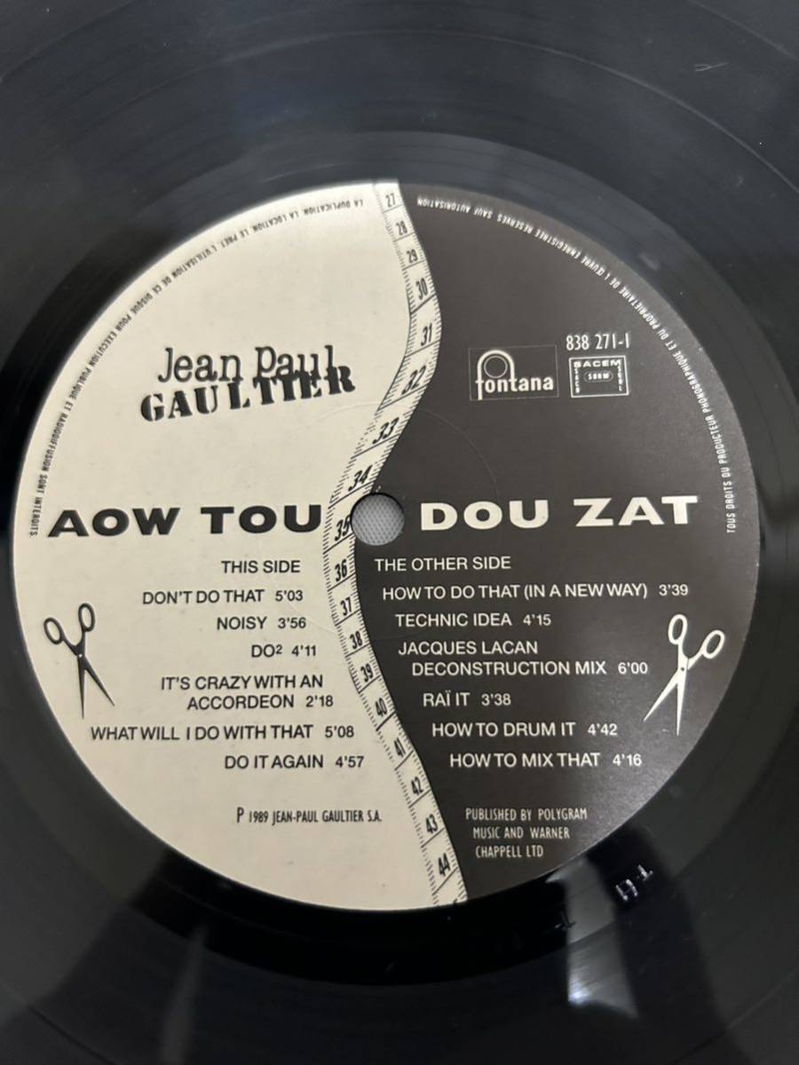 K431 LP レコード Jean Paul Gaultier ジャンポール ゴルチエ/Aow Tou Dou Zat/Art of ...