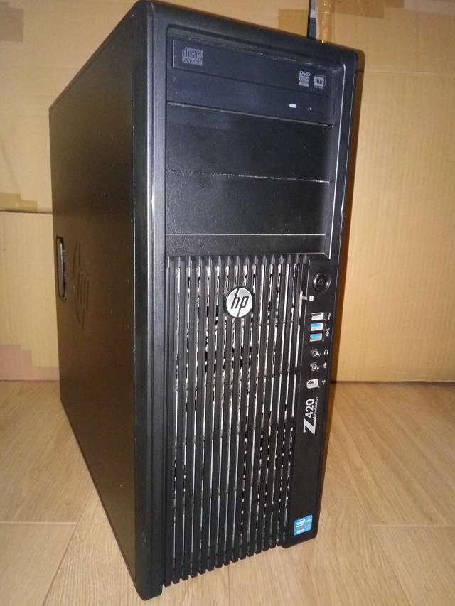 HP Z420 Workstation/ CPU水冷式/ Xeon E5-2690v2 TB時3.6GHz 20スレッド/ QUADRO ...