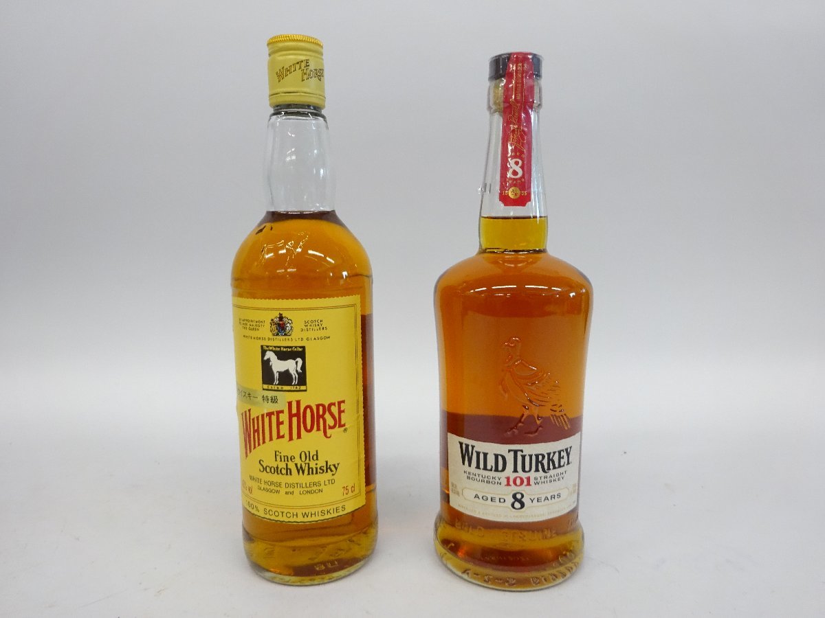1円 おたからや G0624-21-1 glen stag white Honse Wild Turkey 101 8年 Royal ...