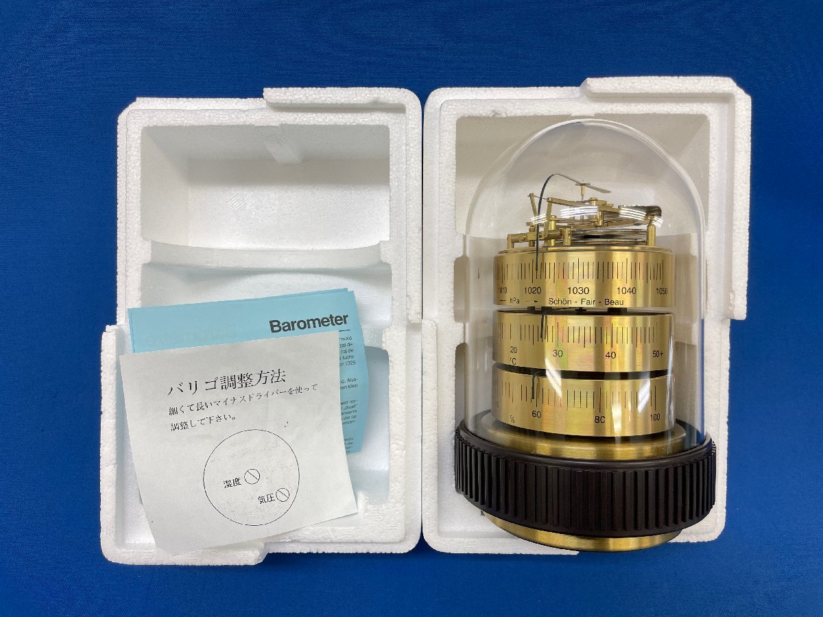 BARIGO/バリゴ 温湿気圧計 3025型 ドーム型 アクリル製ドーム 高さ約17.5cm 温度計 湿度計 インテリア ドイツ(雑貨)｜売買 ...