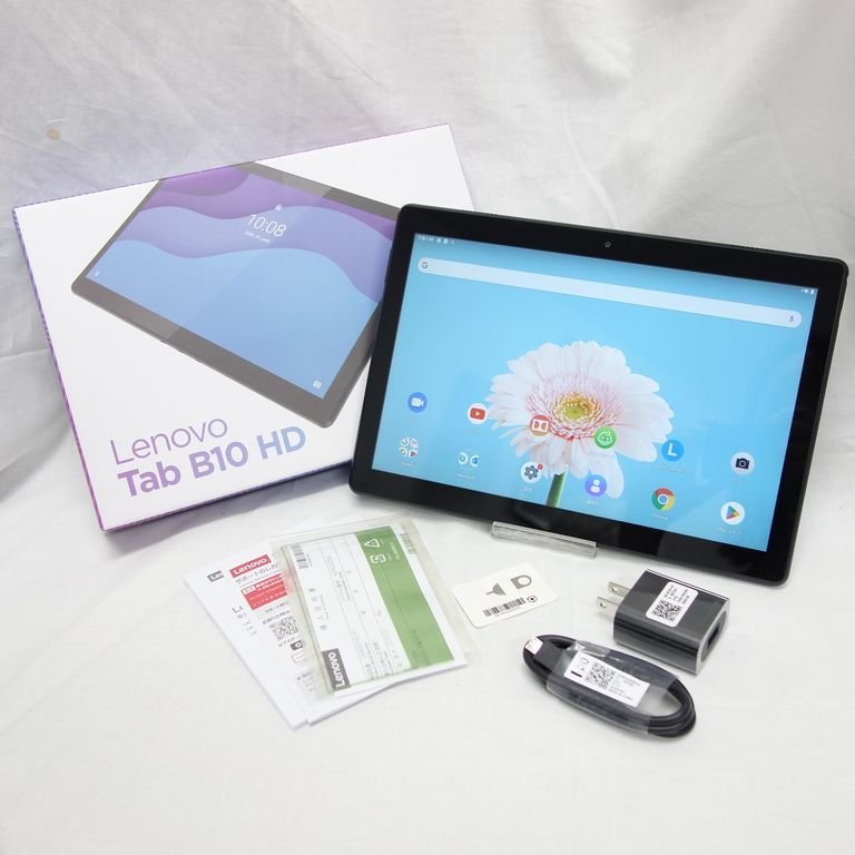 1円スタート Lenovo Tab B10 HD TB-X505F 2GB/16GB スレートブラック 3日間返品可 k0728-50 ...