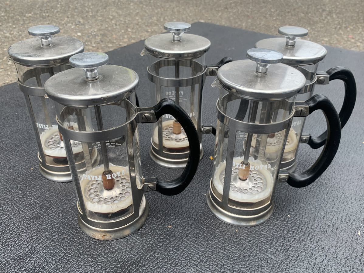 TAYLI ROYAL テイリロイヤル Pyrex パイレックス ティーサーバー 5個(ポット)｜売買されたオークション情報、yahooの商品 ...