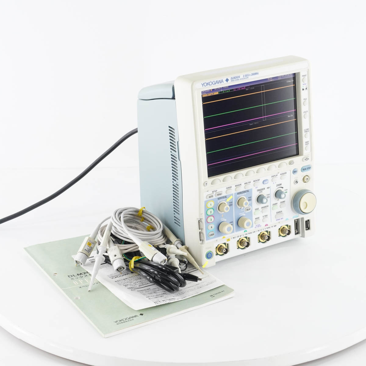 DW 8日保証 DLM2024 710110-M-HJ/B5/M2/P4/C10/C8/F3/F4 YOKOGAWA MIXED SIGNAL OSCILLOSCOPE 2.5GS/s ...