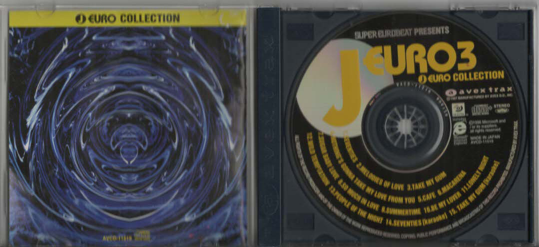 SUPER EUROBEAT PRESENTS J EURO COLLECTION VOL.3｜EGA NRG MAN/HELENA ...