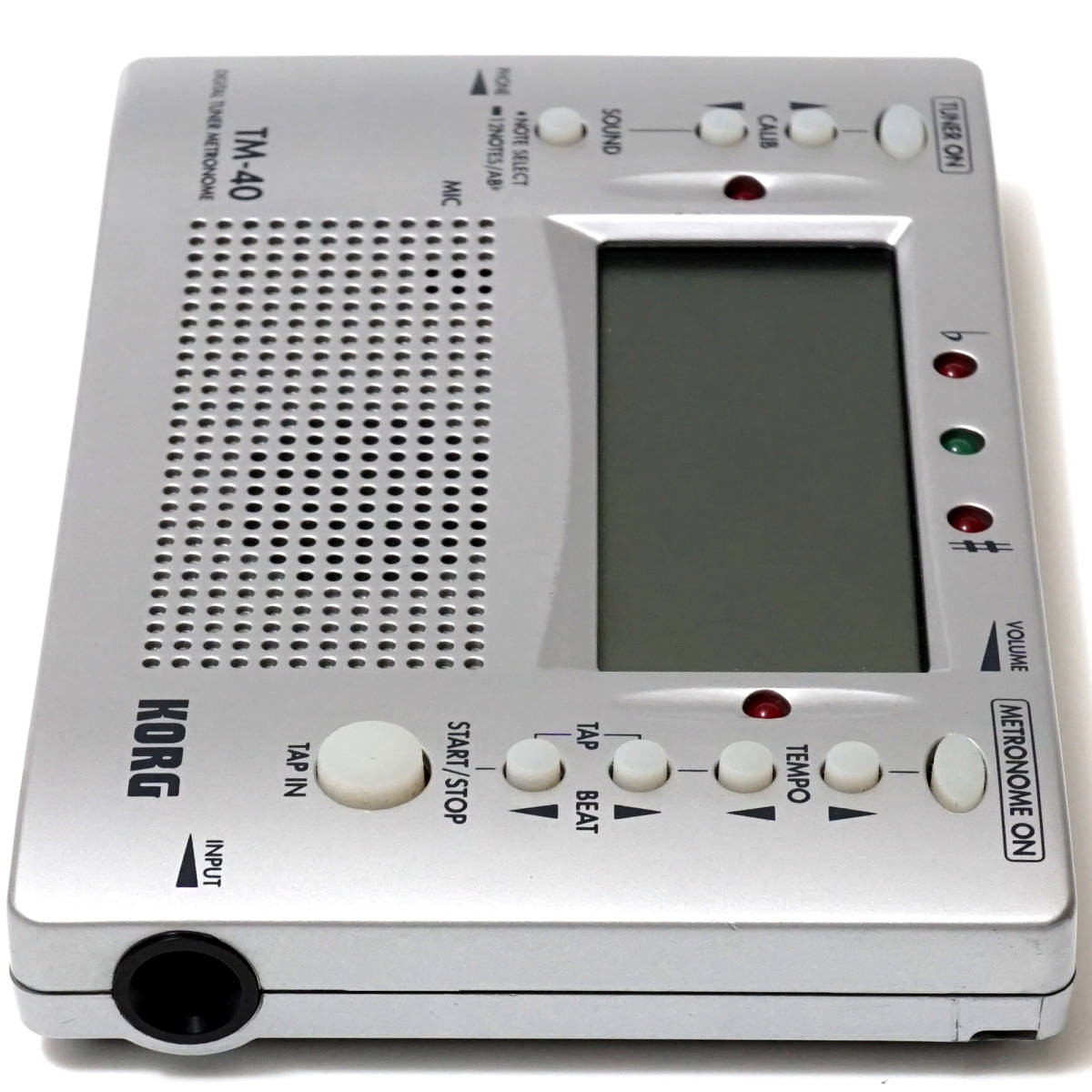 KORG TM-40 電子 コンボ チューナー メトロノーム コルグ Combo Tuner Metronome 半音階 チューニング(楽器 ...