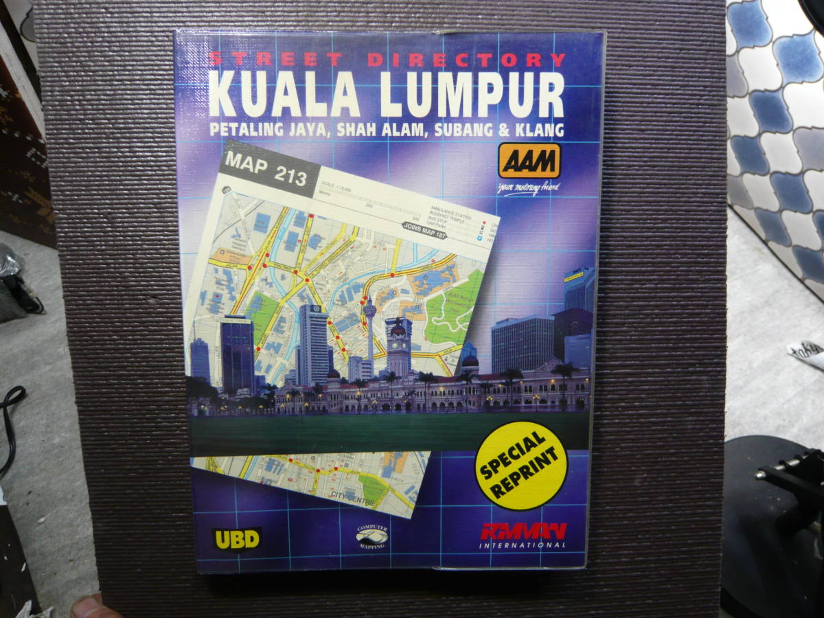 kuala lumpur 地図 KEY MAP クアラルンプール STREET DIRECTORY PETALING SHAH ALAM ...