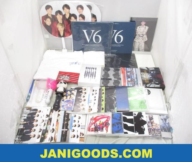 V6 グッズセット 長袖Tシャツ/DVD/ペンライト/会報 等 LIVE TOUR V6 groove/live tour 2011 Sexy ...