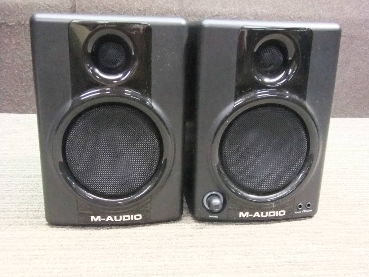 nc オ11-44 M-AUDIO Studiophile AV30 モニタースピーカー Compact Monitor Speakers ...