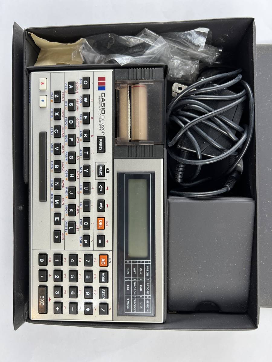 当時物 1円 CASIO カシオ FX-820P メモリーRC-2 ポケコン パーソナルコンピュータ ポケットコンピュータ(ポケットコンピュータ)｜売買されたオークション情報、yahooの商品 ...