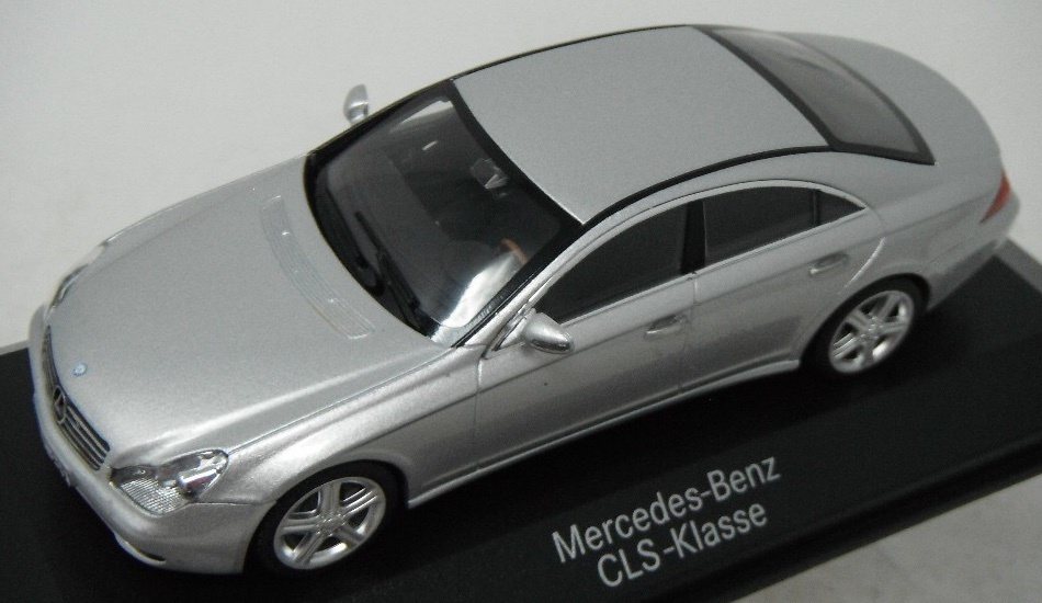 ディーラー特注 Ж ミニチャンプス 1/43 PMA メルセデス ベンツ CLS 2004 銀 Mercedes Benz Silver MINICHAMPS Ж Daimler AMG E ...