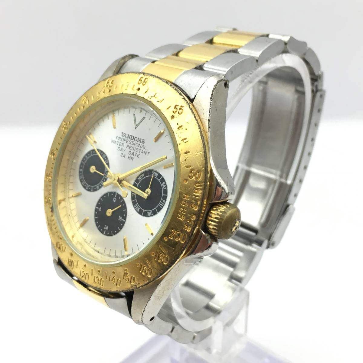 B10-85 VANDOME ヴァンドゥーム 3針 メンズ クォーツ 腕時計 910273(アナログ（クォーツ式）)｜売買されたオークション ...