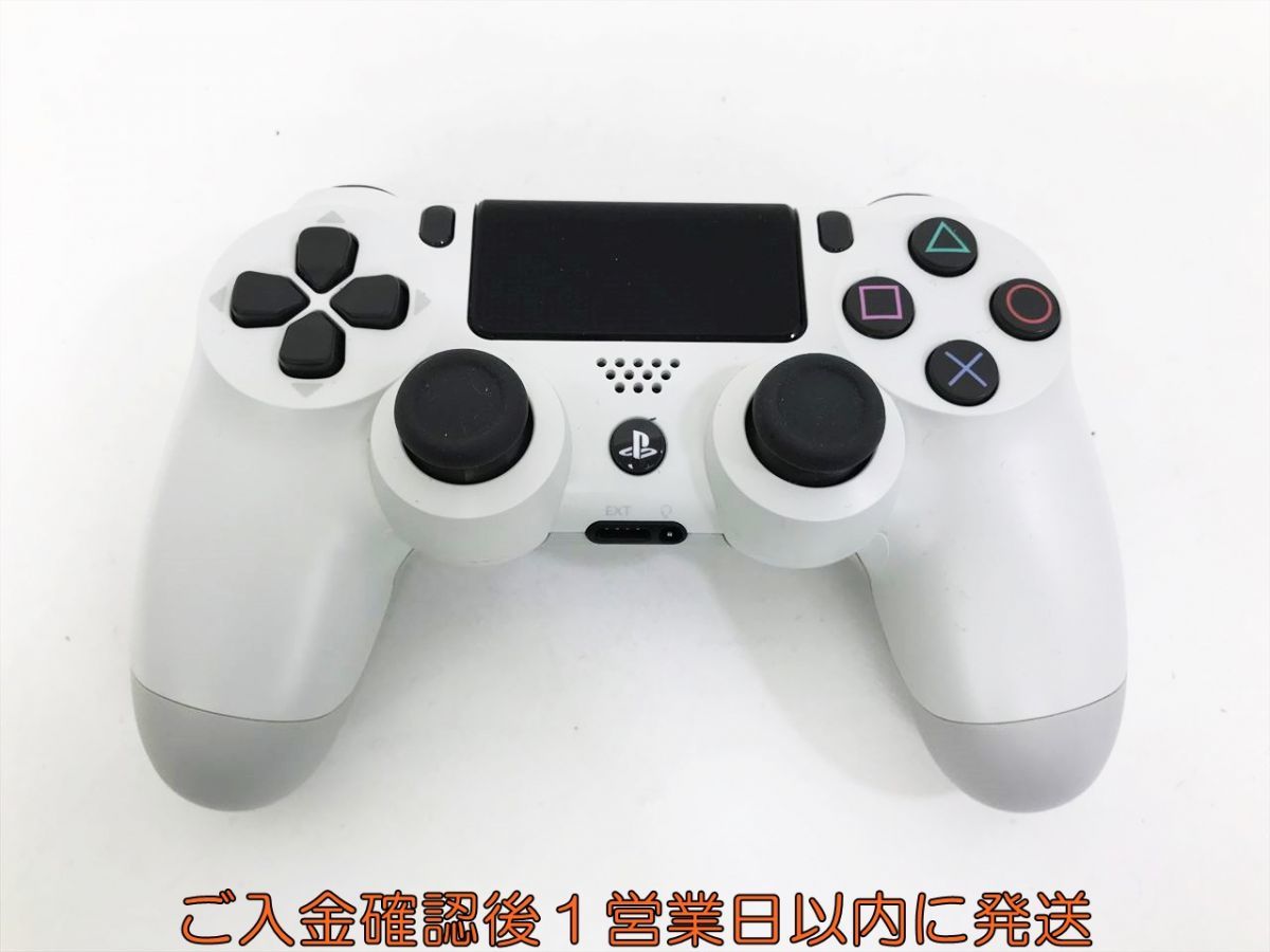 1円 PS4 純正 ワイヤレスコントローラー DUALSHOCK4 ホワイト 未検品ジャンク SONY PlayStation4 J09 ...