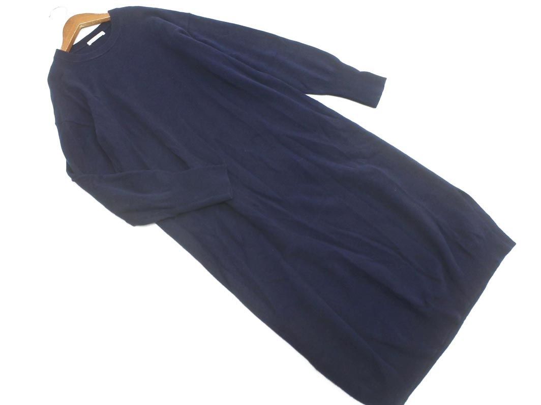 theory luxe セオリーリュクス カシミヤ100% ニット ワンピース size38/紺 eac9 レディース(ワンピース)｜売買されたオークション情報、yahooの商品情報を ...