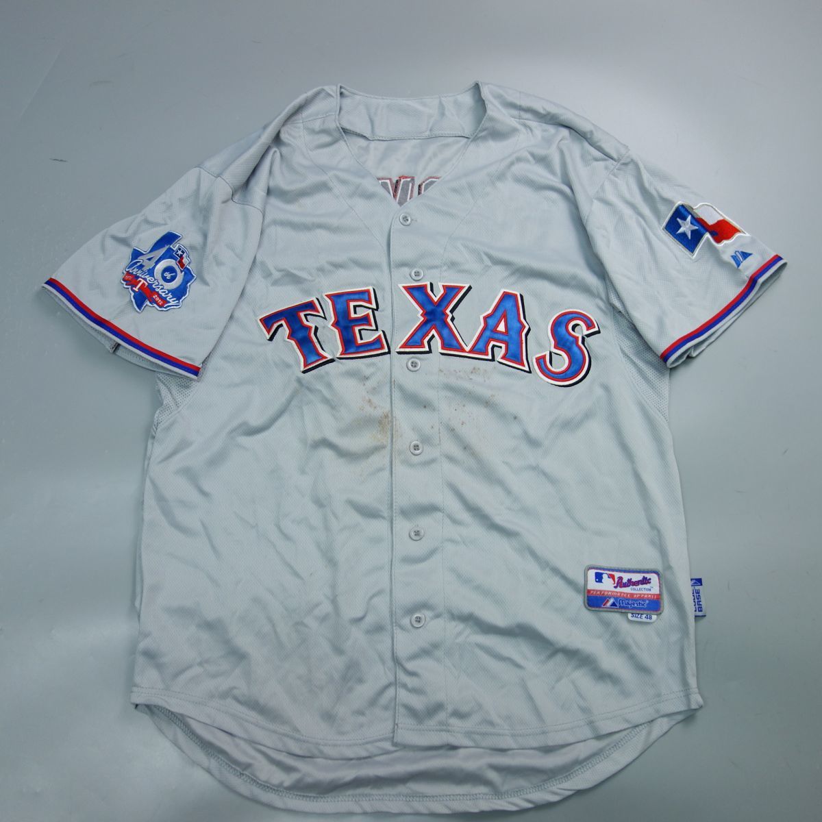 マジェスティック ダルビッシュ有 テキサス レンジャーズ 40周年記念 ユニフォーム MLB 48 野球(応援ユニフォーム、ウエア)｜売買されたオークション情報、yahooの商品情報を ...