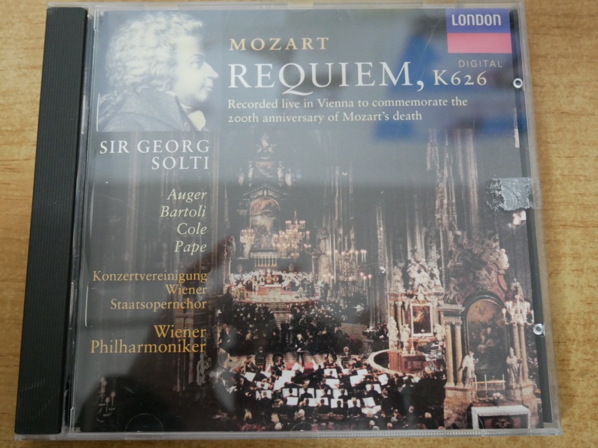 CDk-4527 Mozart - Auger Bartoli Cole Pape Konzertvereinigung Wiener ...