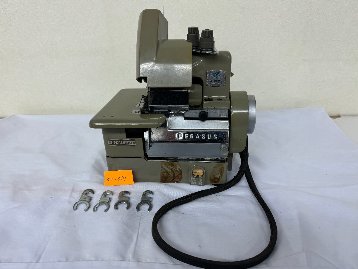 37―017 ロックミシン PEGASUS/ペガサス DC-MS 230 動作不明 ジャンク品 オーバーロック ミシン 工業用 昭和レトロ 140(本体)｜売買されたオークション情報 ...
