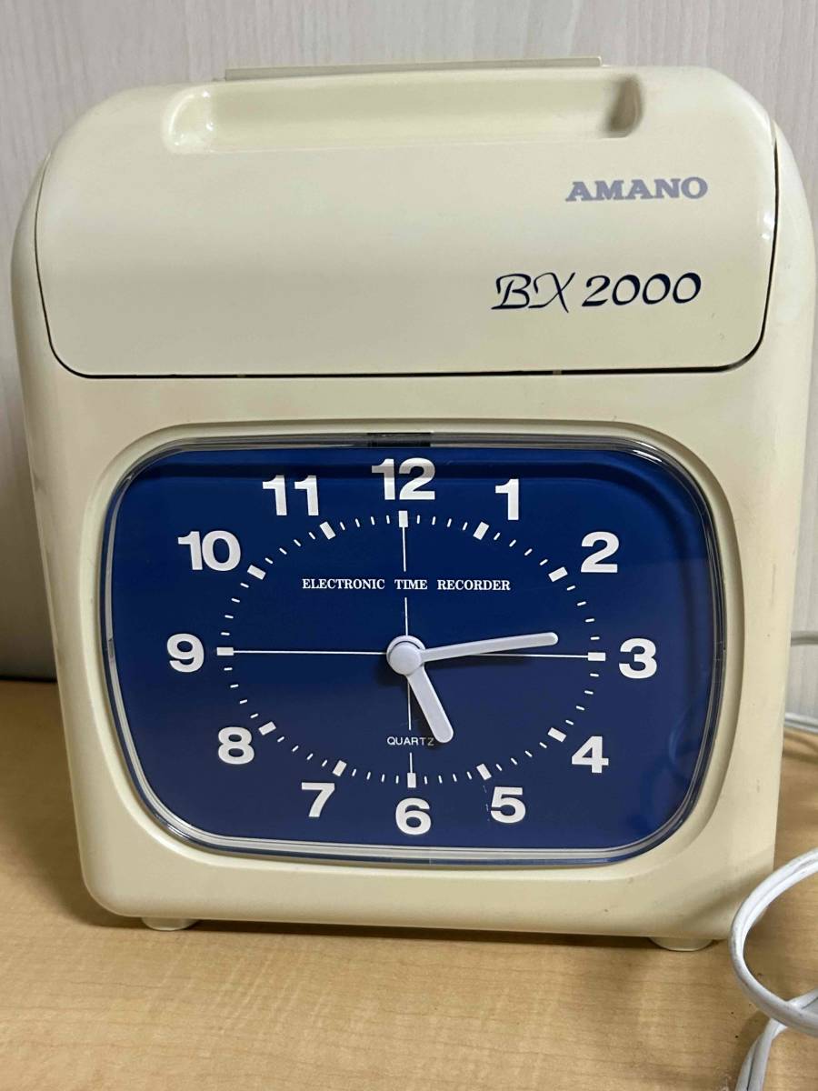 AMANO アマノ BX2000 電子タイムレコーダー 品(タイムカード、レコーダー)｜売買されたオークション情報、yahooの商品情報を ...
