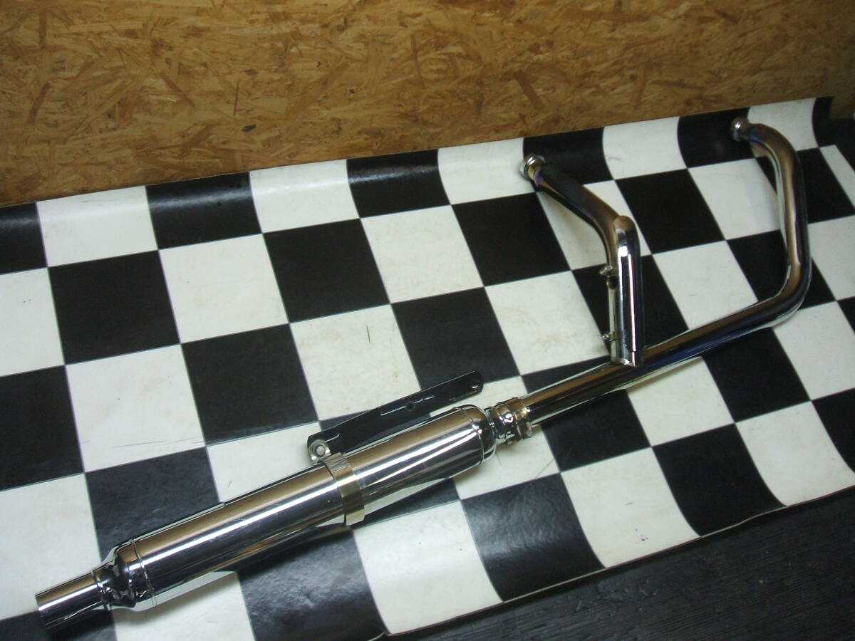 シャドウ400 NC44 NC45 ケンテック製 クラシック2in1マフラー FL フルエキマフラー インジェクション(マフラー本体（社外 ...