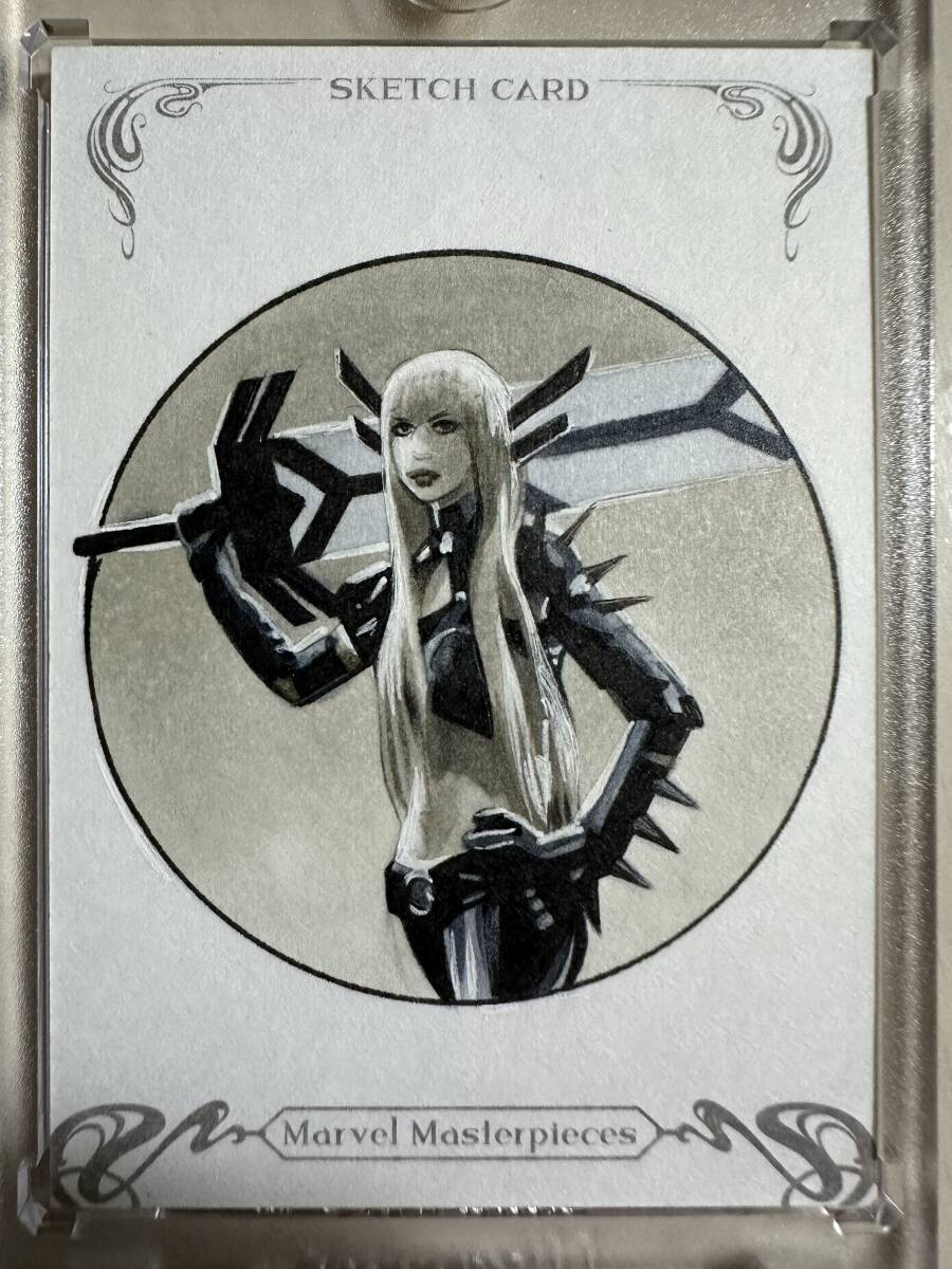 激レア ud marvel masterpieces magik sketch card charie cody マジック スケッチカード ...
