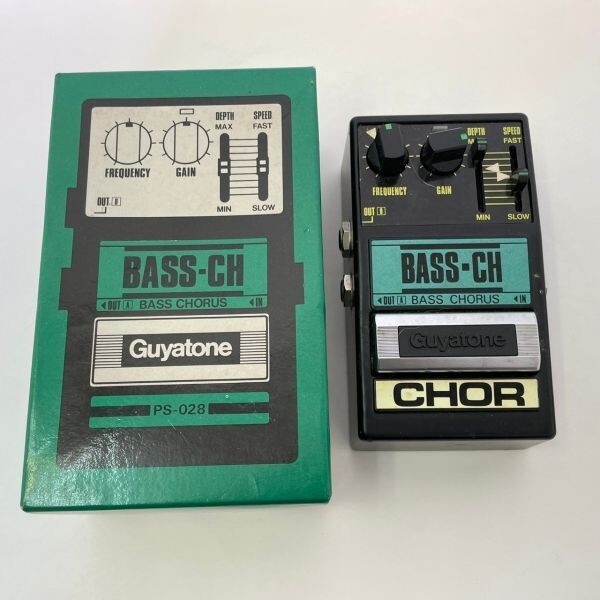 K-Q266-O15-4548 Guyatone グヤトーン BASS CHORUS PS-028 エフェクター 箱付き 楽器 ベース ギター⑤(エフェクター)｜売買されたオークション情報 ...