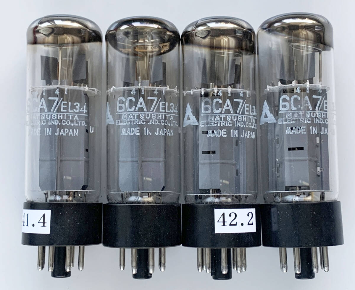 松下 6CA7 4本(真空管)｜売買されたオークション情報、yahooの商品情報をアーカイブ公開 - オークファン（aucfan.com）