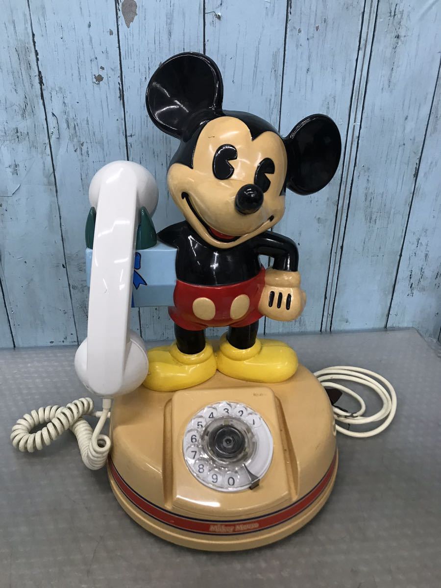 神田通信工業製 Kanda DK-641 A1 電話機 BU 型式 B-55-003，ミッキーマウス ディズニー 高さ約37cm 動作未確認 100s(電話機)｜売買されたオークション情報 ...