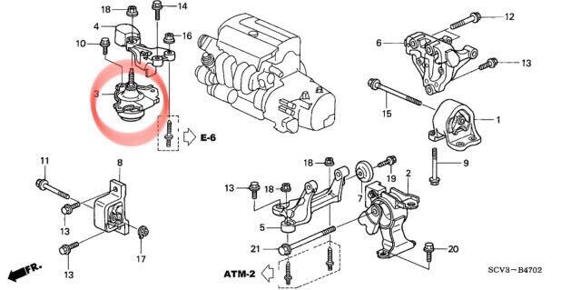 ホンダ エレメントyh2 ELEMENT エンジンマウント 50821-SCV-A02(エンジン部品)｜売買されたオークション情報、yahooの商品情報をアーカイブ公開 - オークファン ...