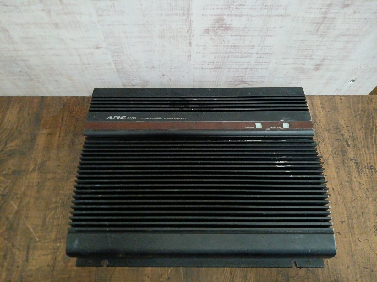 ALPINE アルパイン 3566 パワーアンプ オーディオアンプ カーオーディオ 当時物 ジャンク(アンプ)｜売買されたオークション情報 ...