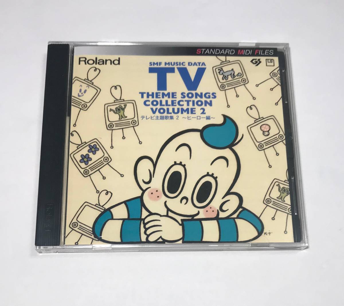 Roland ローランド TV THEME SONGS COLLECTION VOLUME2 テレビ主題歌集2 ヒーロー編 smf midi ...