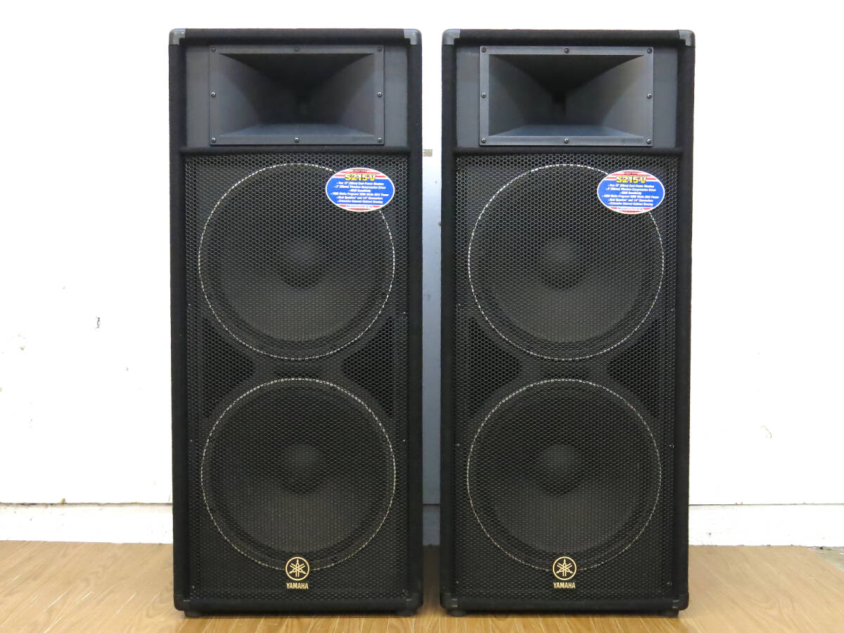 28万 YAMAHA/ヤマハ スピーカーペアセット/Concert Club S215V/フロントメイン 15インチツインウーファー made ...