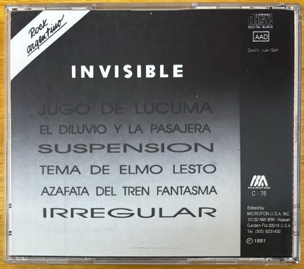 INVISIBLE /1st 1974年作/Argentina産Prog/Luis Alberto Spinetta/M.C.Escher ...