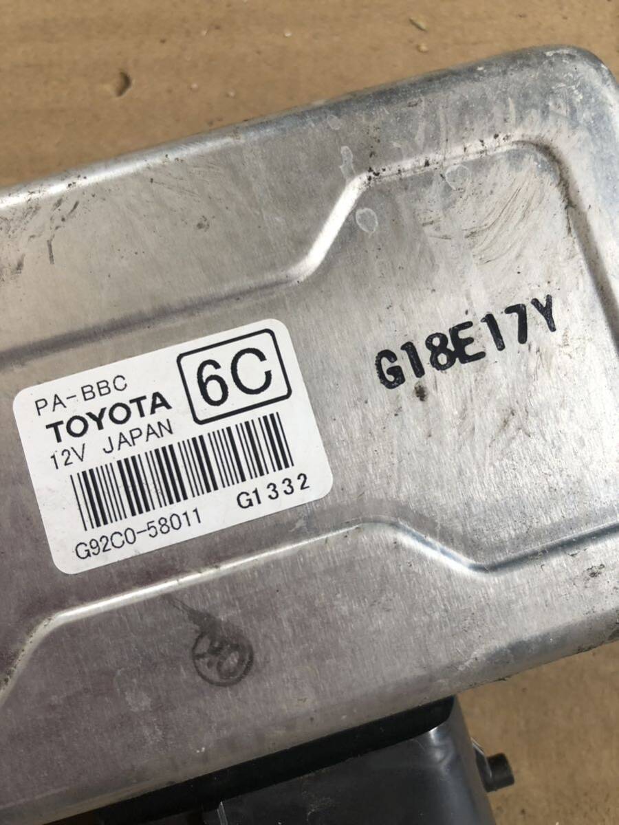 30 アルファード ヴェルファイア 純正 エコランビークル コンバータ Ecu コンピューターG92C0-58011 / 89260 ...