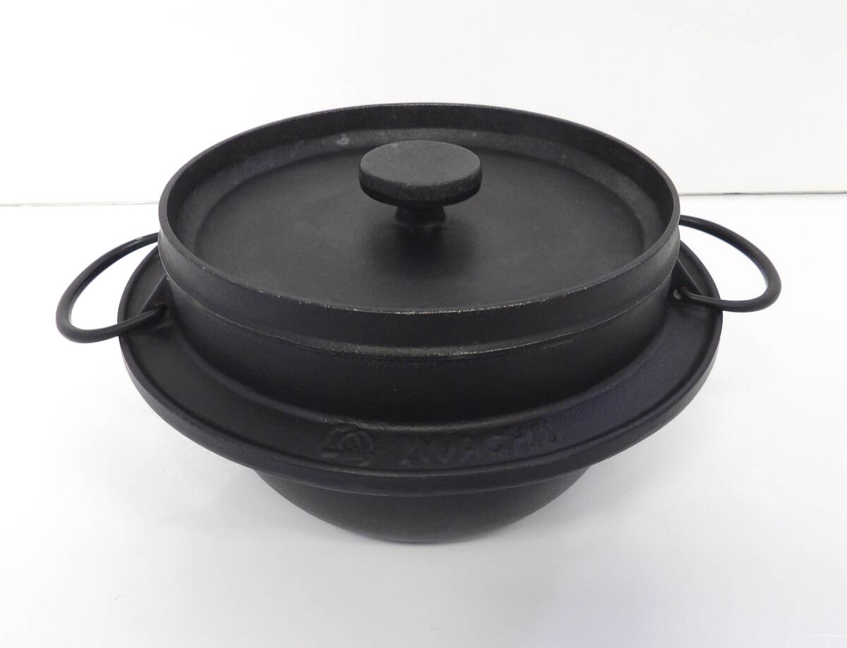 よろづ屋 南部鉄器 岩鋳 ごはん鍋 3合炊 IWACHU 鋳鉄 羽釜 直火 IH対応 日本伝統工芸 M0511-80(その他)｜売買されたオークション情報、yahooの商品情報をアーカイブ公開 ...