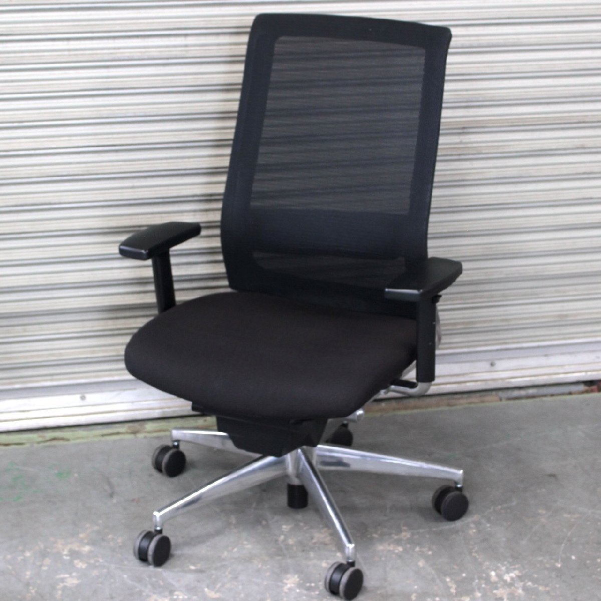 T051 KOKUYO デスクチェア AIR FORT CRS-GA2300 エアーランバーサポート ハイバック メッシュ コクヨ 椅子 ...