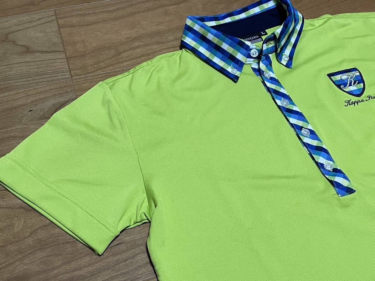 カッパ 超 ポロシャツ Lサイズ 緑 グリーン 半袖 ボタンダウン kappa m(カッパ)｜売買されたオークション情報、yahooの商品情報をアーカイブ公開 - オークファン（aucfan.com）