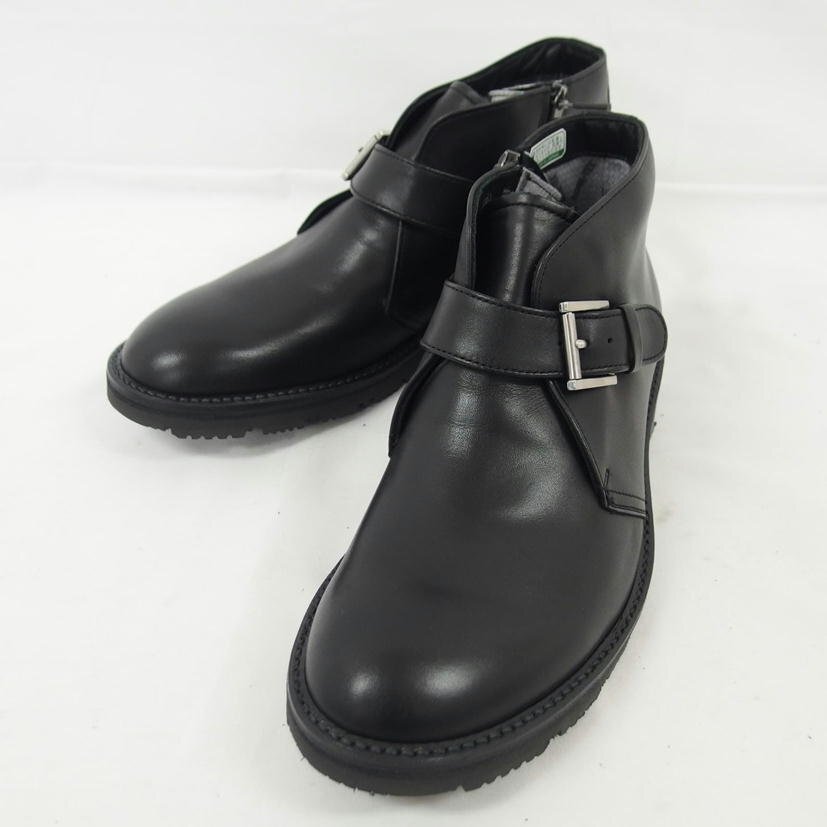 1円 REGAL Walker レザー ドレスブーツ 24.5cm 4E 品 モンク ゴアテックス ブラック/235W/04(24.5cm ...