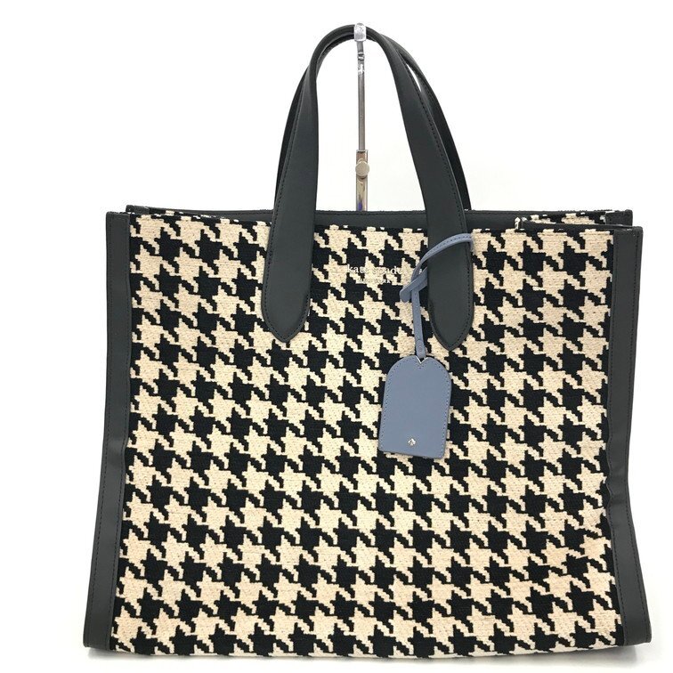 Kate spade ケイト スペード マンハッタン 千鳥格子 トートバッグ P436 CFAI5051(トートバッグ)｜売買された ...