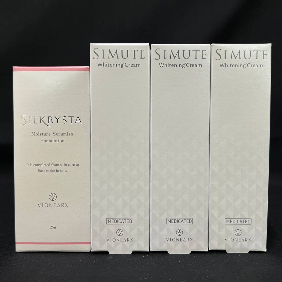 BGg092R 60 化粧品 4点 まとめ VIONEARX ヴィワンアークス シュミート 美白クリーム 30g/シルクリスタ ファンデーション 25g(フェイスクリーム)｜売買された ...