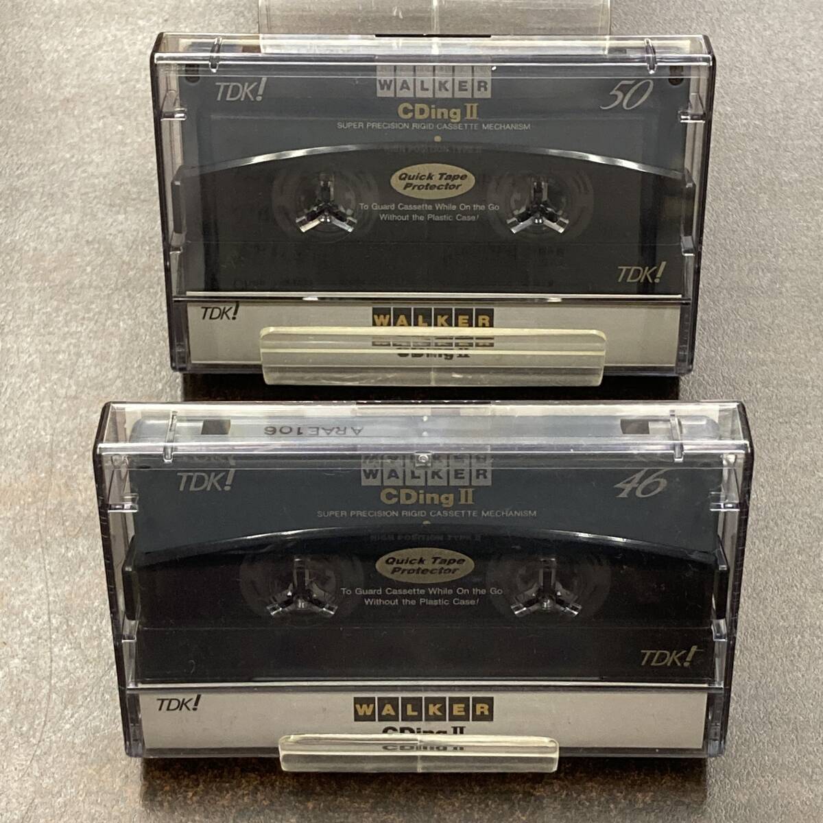 0238T TDK CDingII WALKER 46 50分 ハイポジ 2本 カセットテープ/Two TDK CDingII WALKER ...