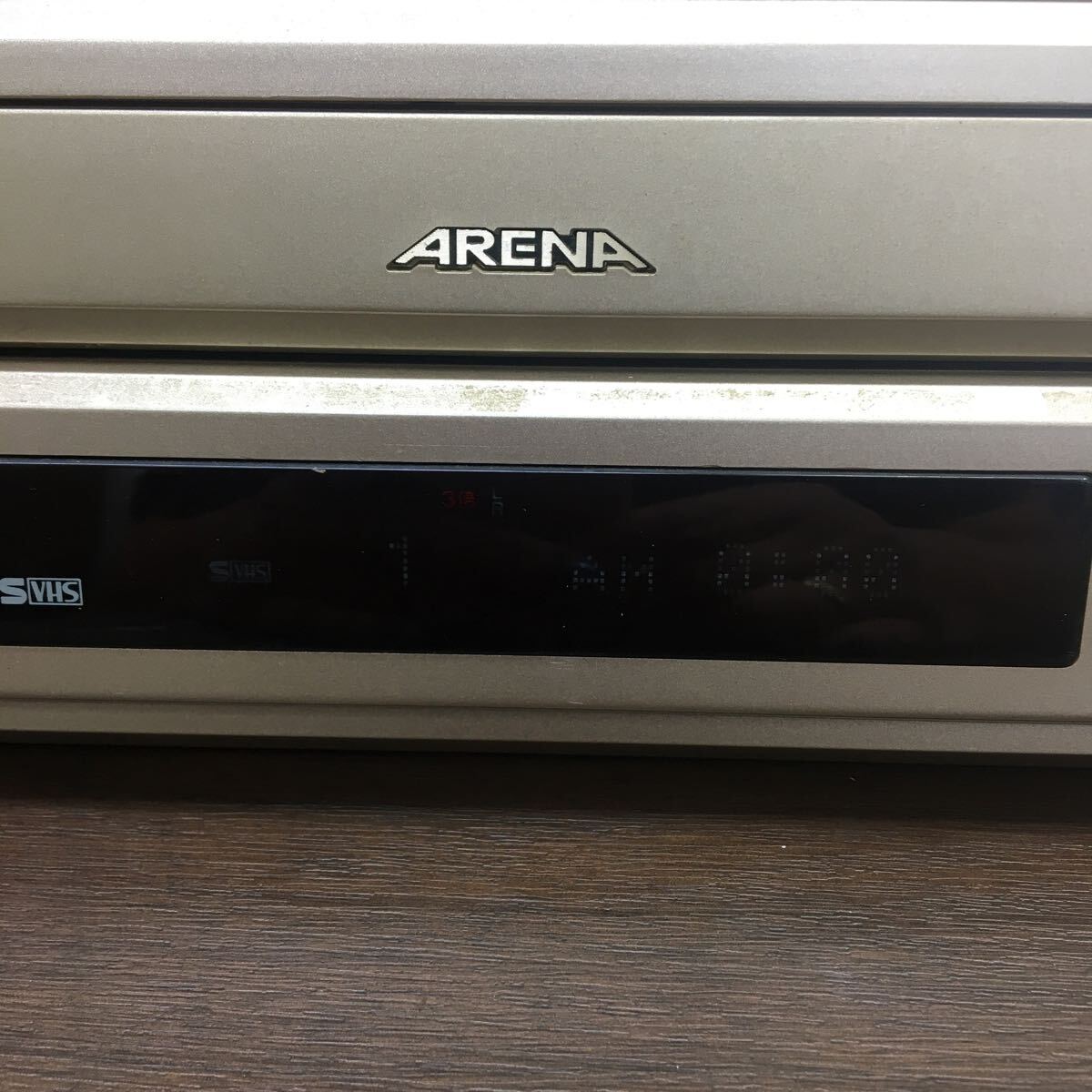 US240802 B-15 TOSHIBA 東芝 カセットVTR A-SB99 2000年製 映像機器 ビデオデッキ グレー リモコン付き ...